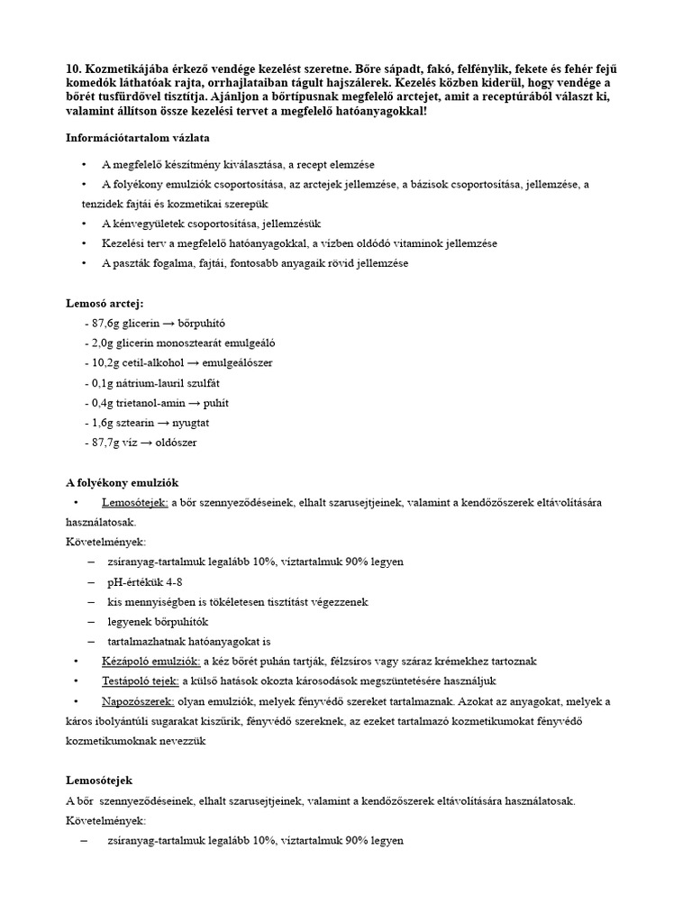 Lab Gyak 10 Tétel | PDF