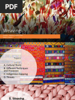 Weaving Techniques (Ifugaos and Kalinga) | PDF | Weaving | Textile Arts