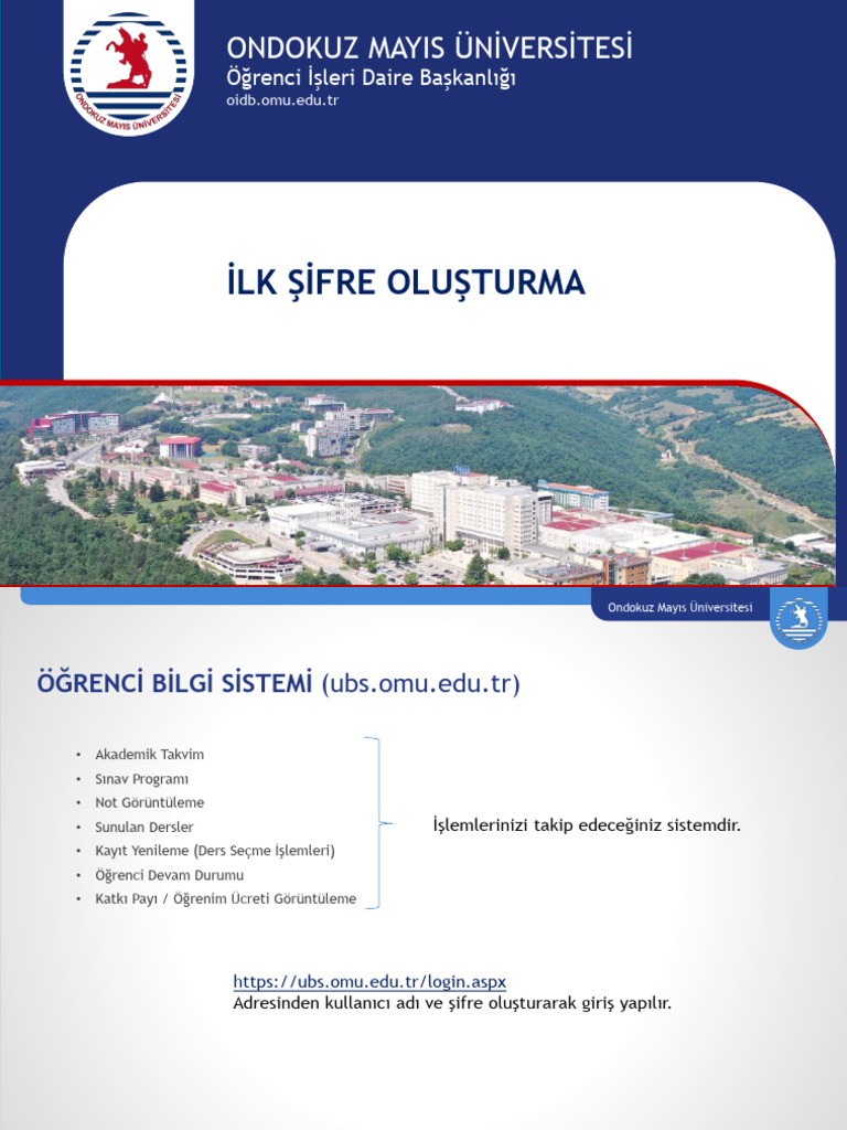 Ilk Sifre Olusturma | PDF
