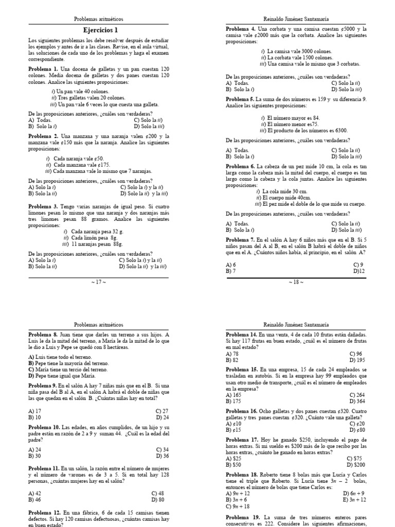 ejercicios capitulo 1 | PDF