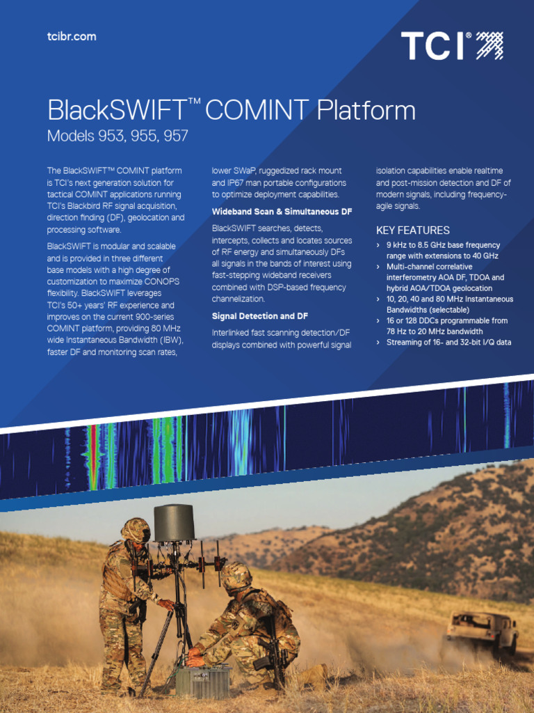 TCI-BlackSWIFT-953-955-957-2 | PDF | Computing | Telecommunications