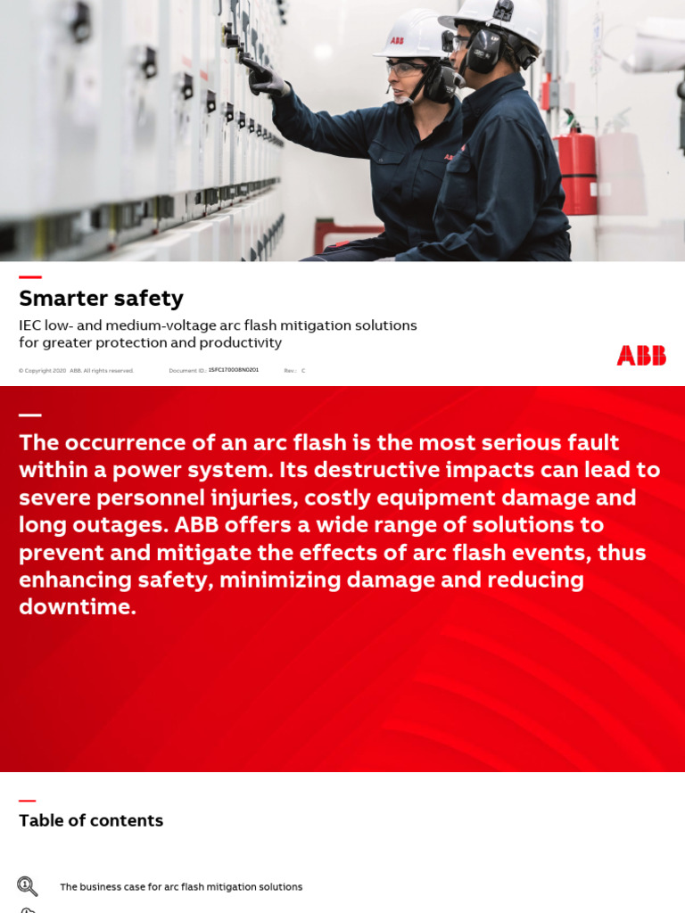 Arc Flash Protection and Mitigation Solutions - ABB | PDF | Electric ...