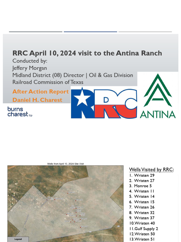 RRC Presentation 2024-04-23 | PDF | Casing (Borehole) | Chemical ...