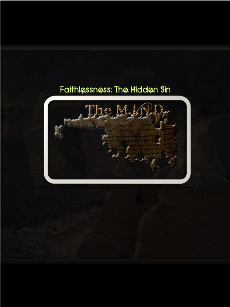 Faithlessness-The_Hidden_Sin | PDF | Faith | Anointing