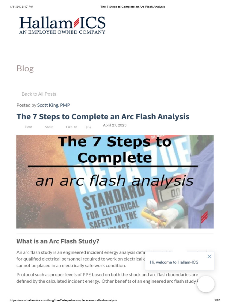 The 7 Steps To Complete An Arc Flash Analysis | Download Free PDF ...