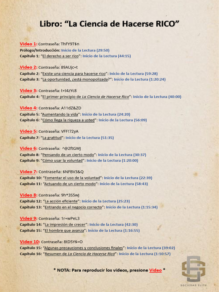 La Ciencia de Hacerse RICO Con Logo | PDF