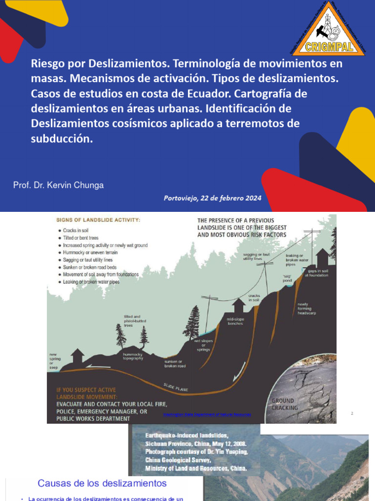 L1. Riesgo Deslizamiento | PDF | Estrato | Roca (geología)