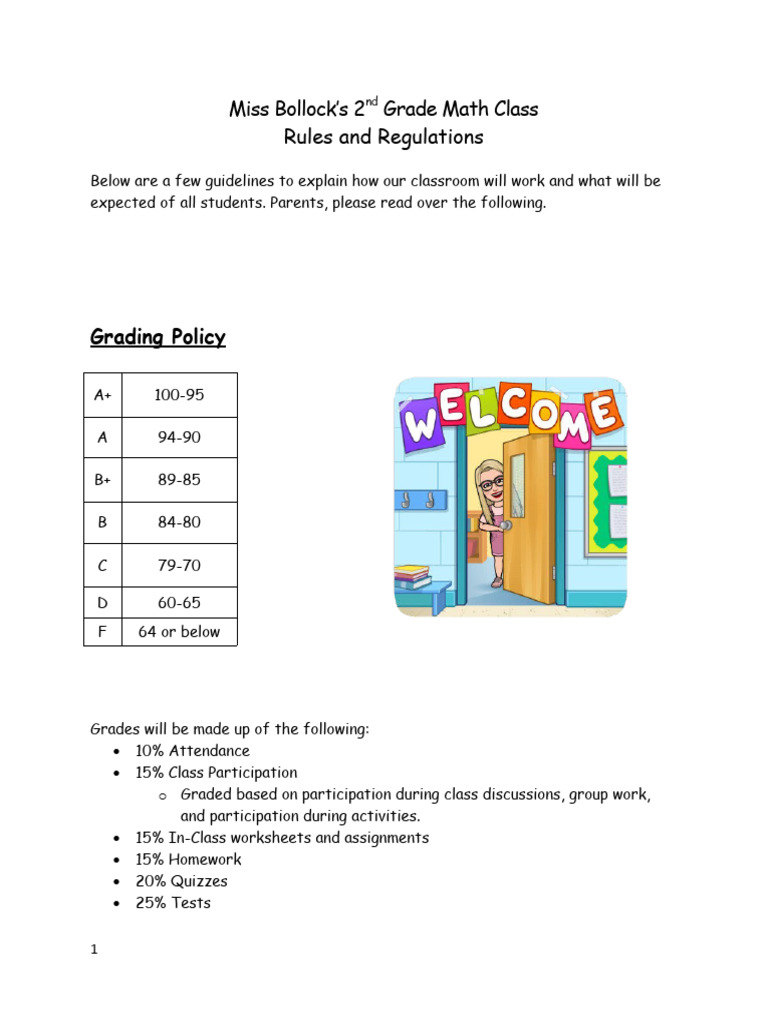 Miss Bollocks Rules and Regs | PDF | Homework | Worksheet