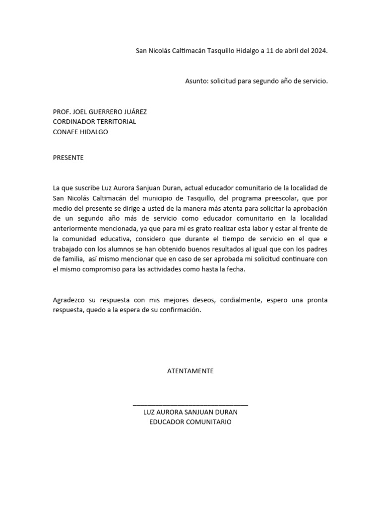 San Nicolás Caltimacán Tasquillo Hidalgo A 11 de Abril Del 2024 | PDF