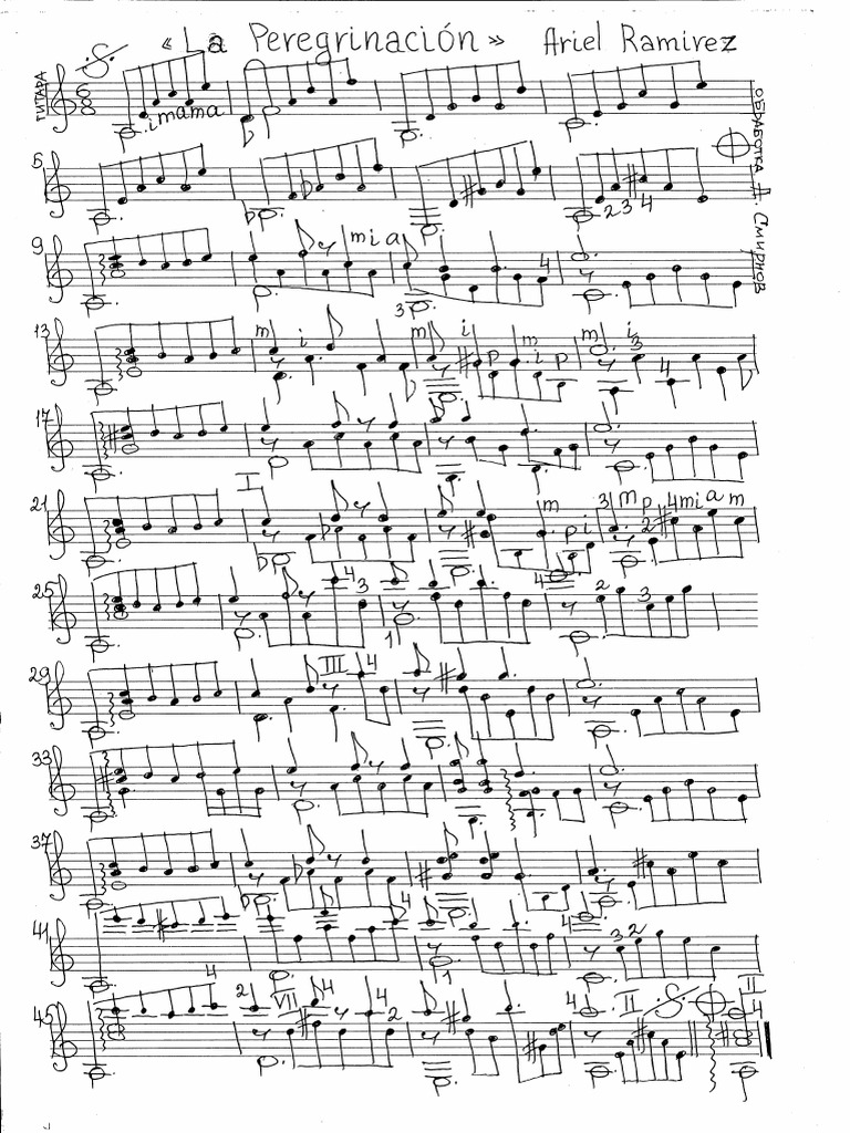 Ariel_Ramirez_La_Peregrinacion | PDF