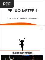 Basic Cheer Motions | PDF | Self-Improvement | Lifestyle