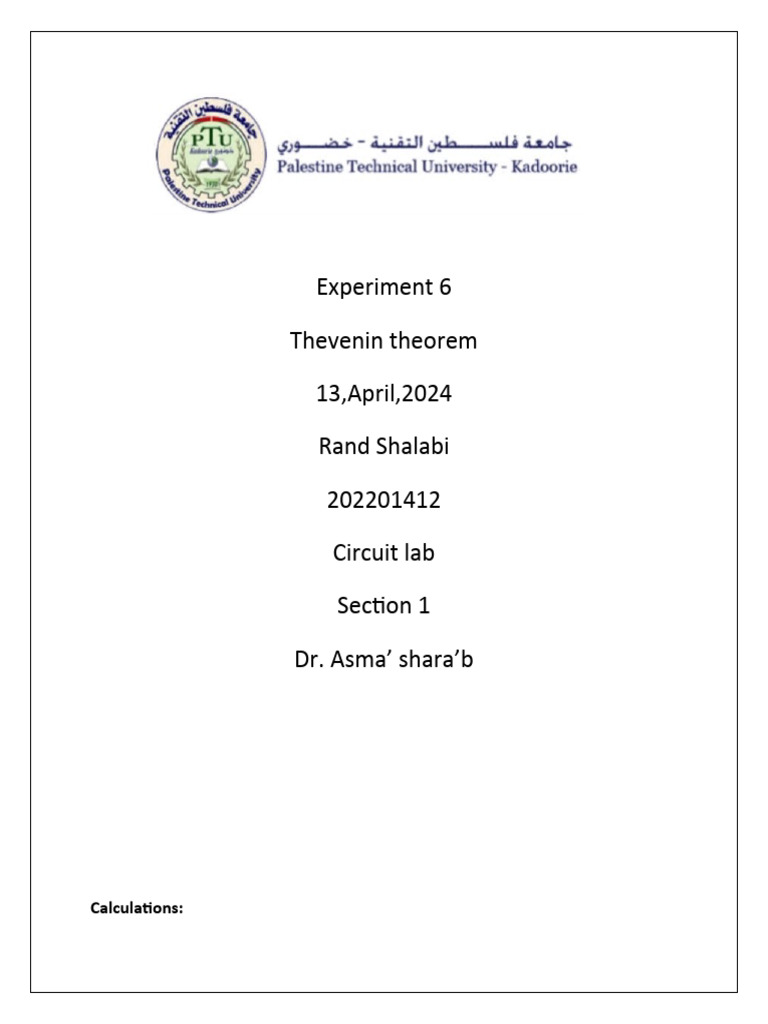 Circuit Analysis for Engineering Students | PDF | Teaching Methods ...