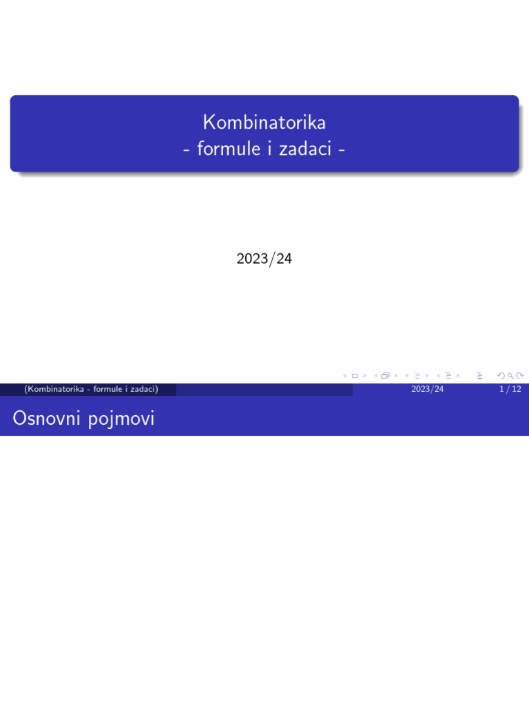 23 24 VZB Kombinatorika | PDF