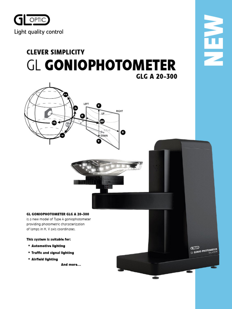 GL - OPTIC - GL Gonio Photometr - Light Measurement System Automotive ...