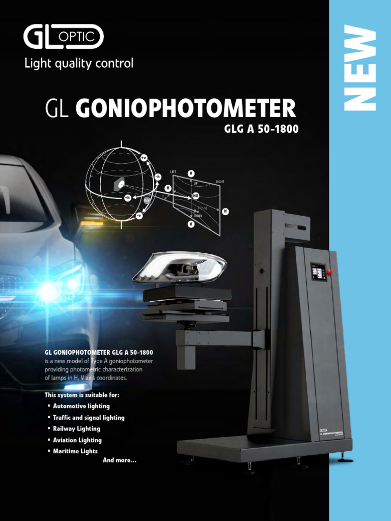 GLG A 50-1800 Goniophotometer Overview | PDF