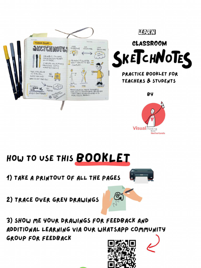 Practice Booklet Classroom Sketchnotes FREE | PDF