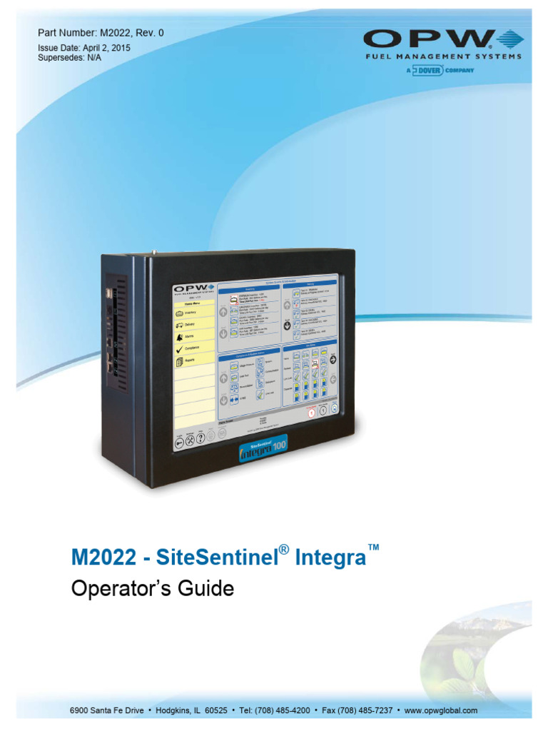 M2022-Sitesentinel Integra Operator's Guide | PDF | Icon (Computing ...