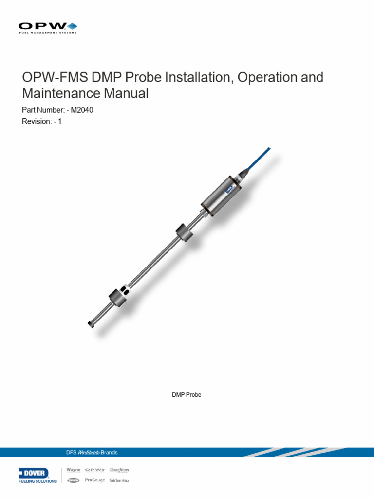 m2040 DMP Probe Installation Operation and Maintenance | PDF ...