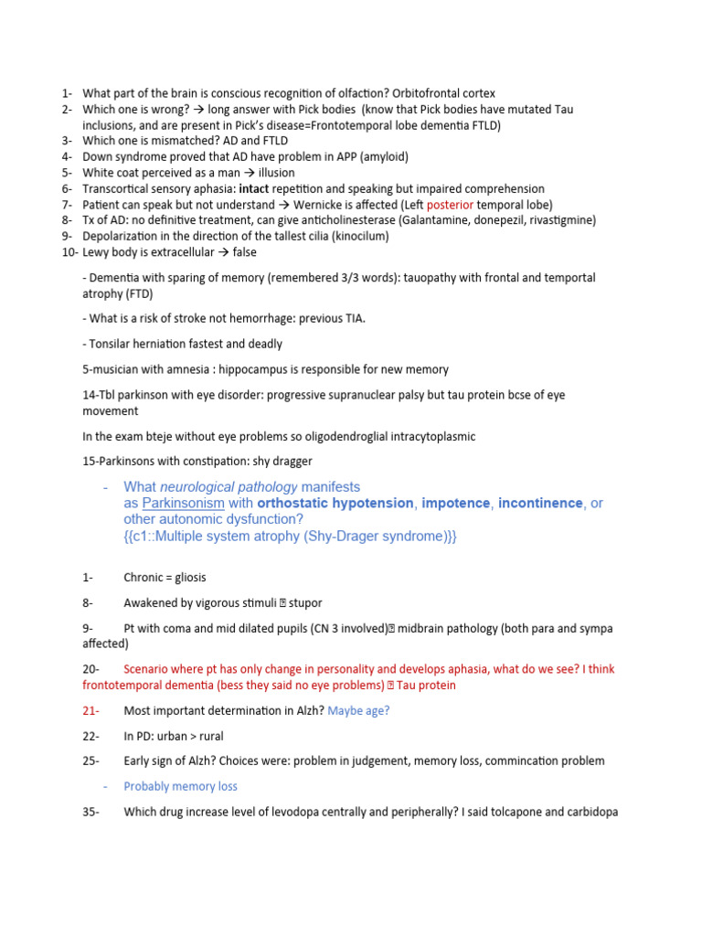 Quiz 3 Combined | PDF | Auditory System | Aphasia