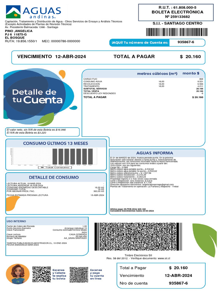 Boleta Telefono - Merged | PDF | Crédito | Finanzas y dinero