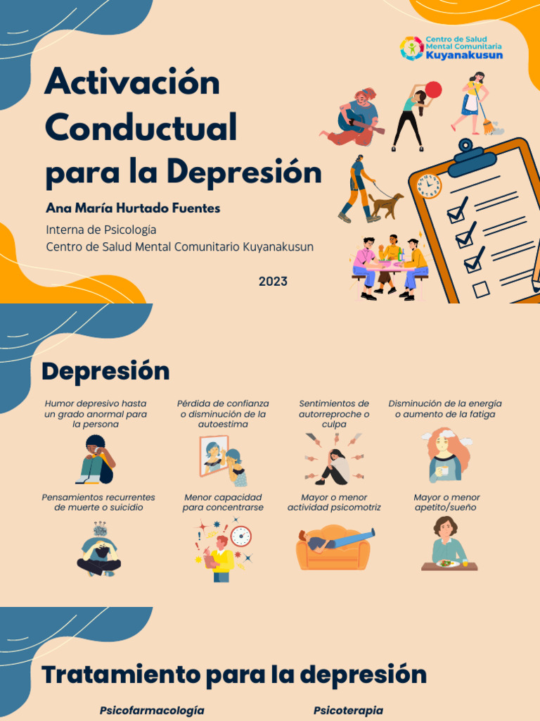 Guía de Activación Conductual en Depresión | PDF | Trastorno depresivo ...