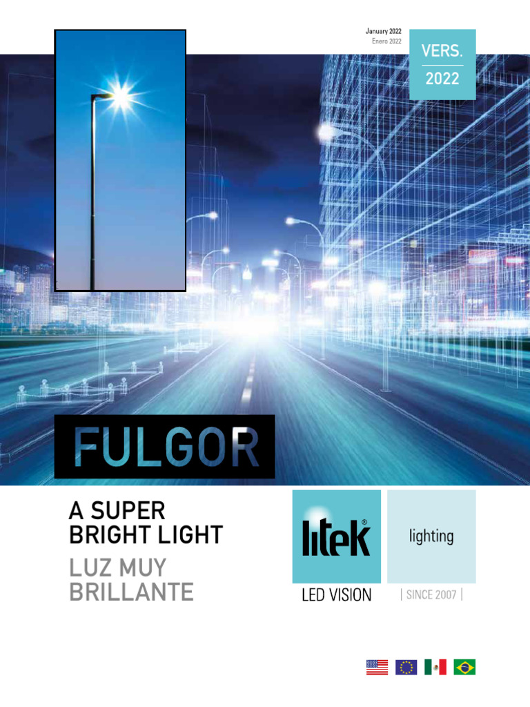 Litek Fulgor 2022 Us-Es | PDF | Diodo emisor de luz | Ingeniería de Edificación