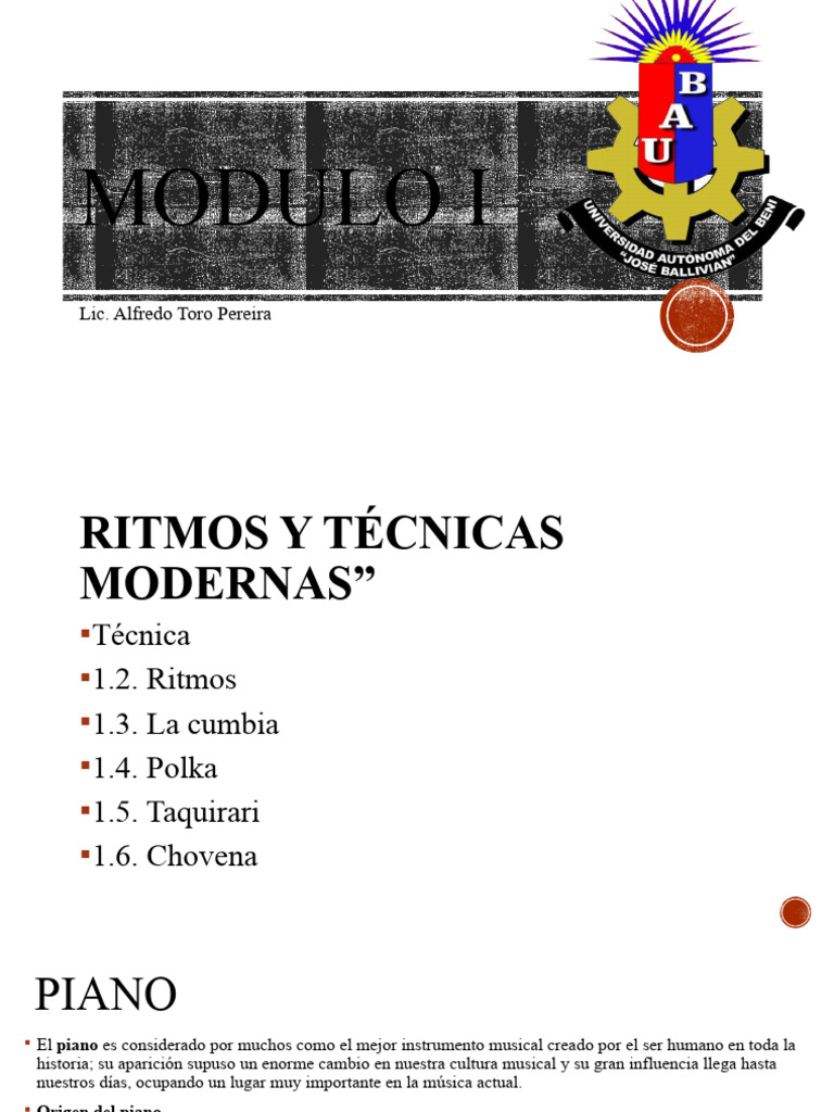 Modulo Piano I - 101656 | PDF | Acorde (Música) | Escala (música)