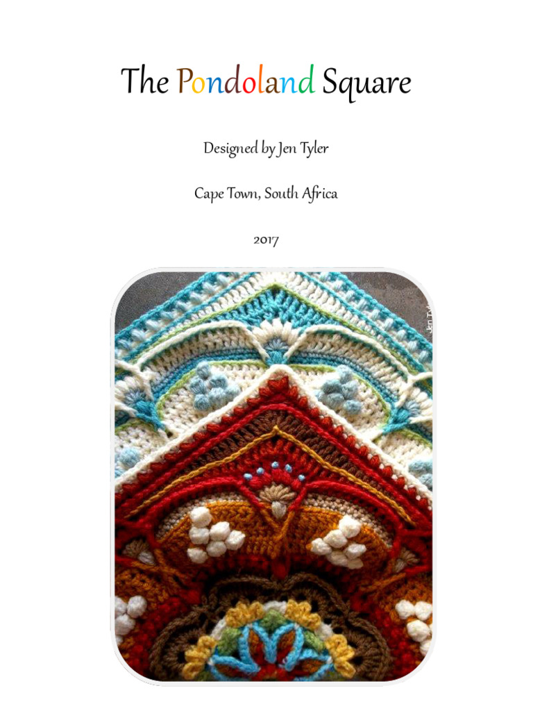 The Pondoland Square - 2017 | PDF | Crochet | Yarn