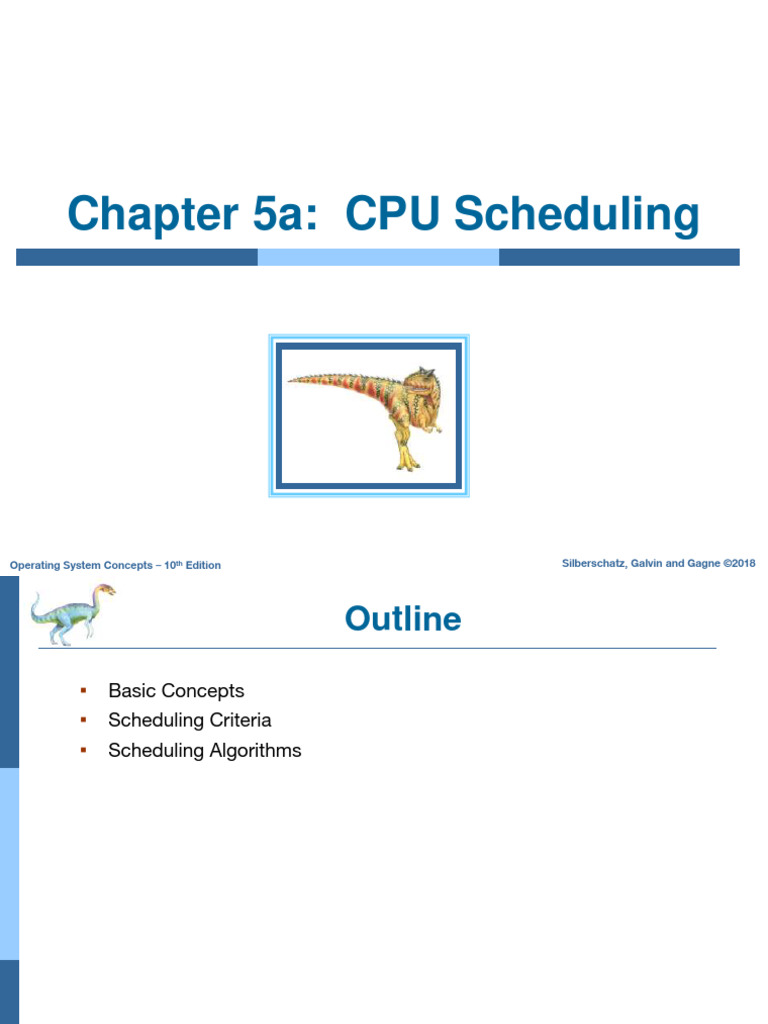 ch5 OS | Download Free PDF | Scheduling (Computing) | Operating System