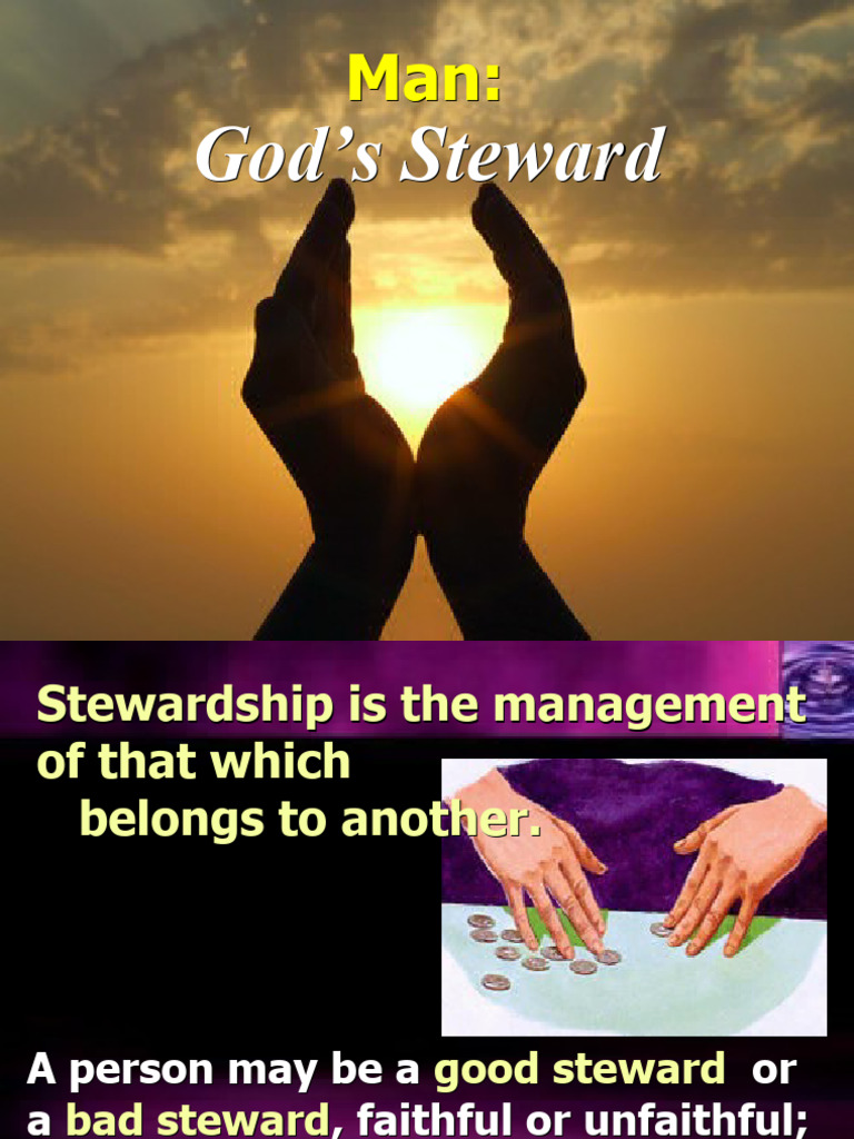 Man Gods Steward 1 | PDF | God | Adam And Eve