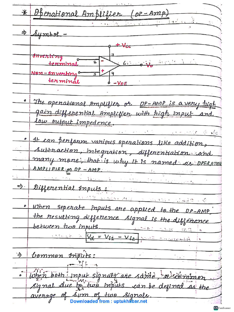 BEEE Unit 5-Op-Amp IOT | PDF
