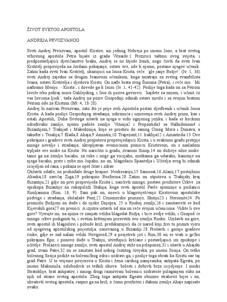 Apostol Andrej | PDF
