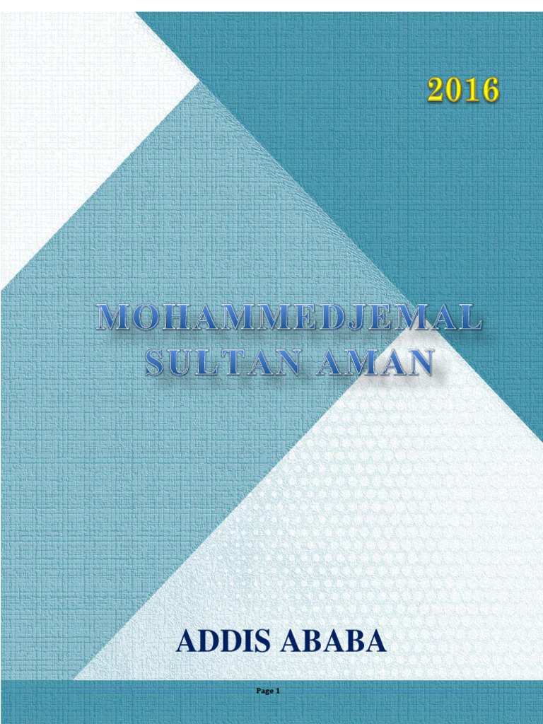 Mohammed Jemal Sultan Aman 2B+G+20 Project Proposal 2 | Download Free ...