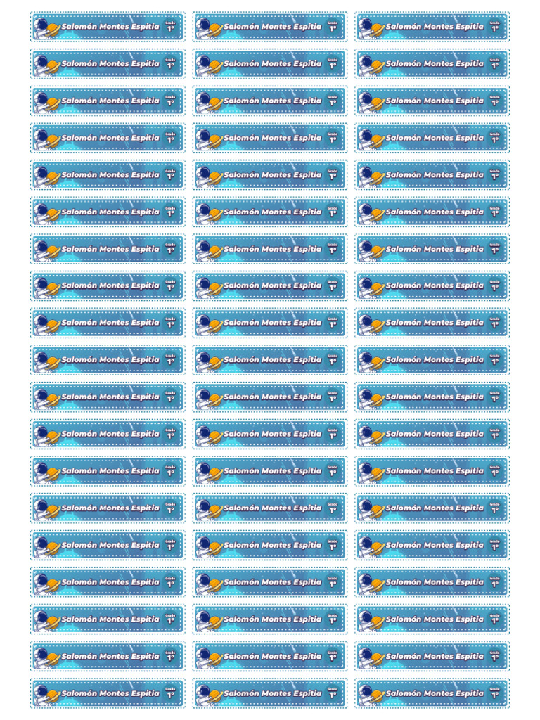 plantilla stickers salomon | PDF
