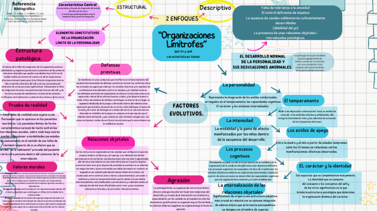 Act. 4.1 Mapa Conceptual "Organizaciones Limítrofes" | PDF | Carné de identidad | Trastorno ...