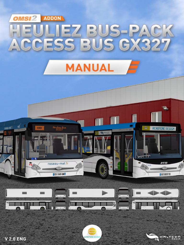 OMSI2 Heuliez Bus Pack GX327 Manual ENG v2 0 | PDF | Hybrid Vehicle | Computing