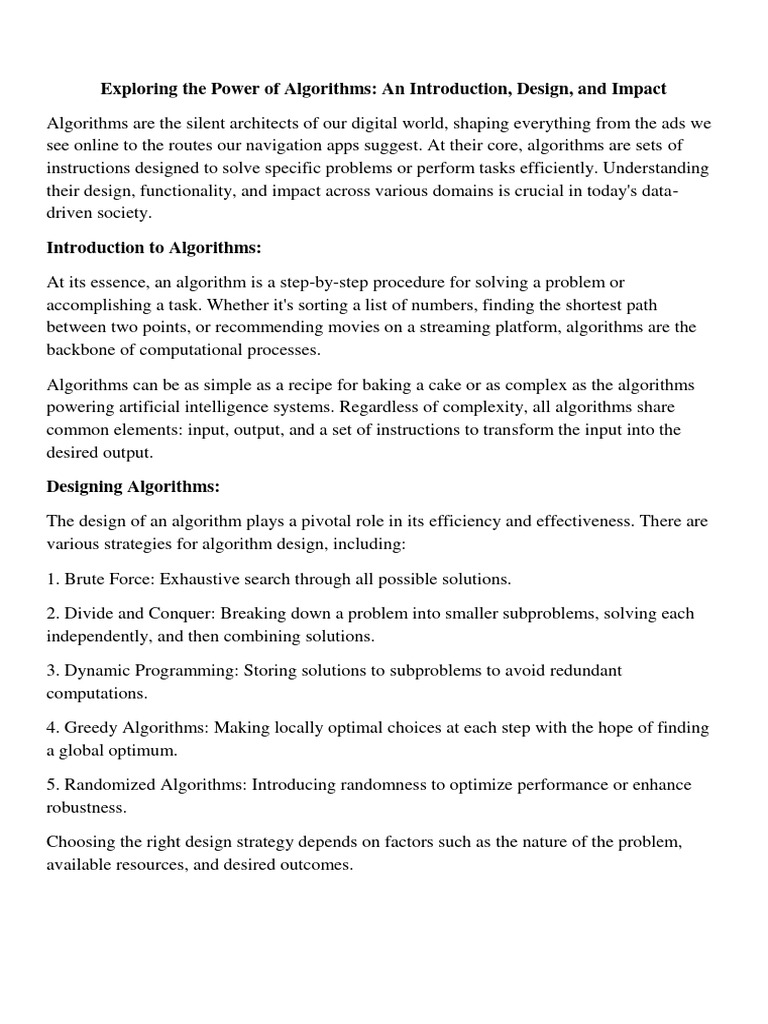 Session 05 | PDF | Algorithms | Essays