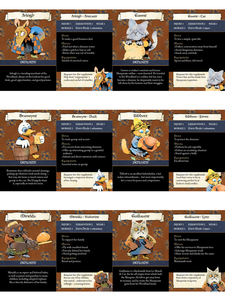 Root-RPG-Denizens-deck IMPRESSÃO-3 | PDF