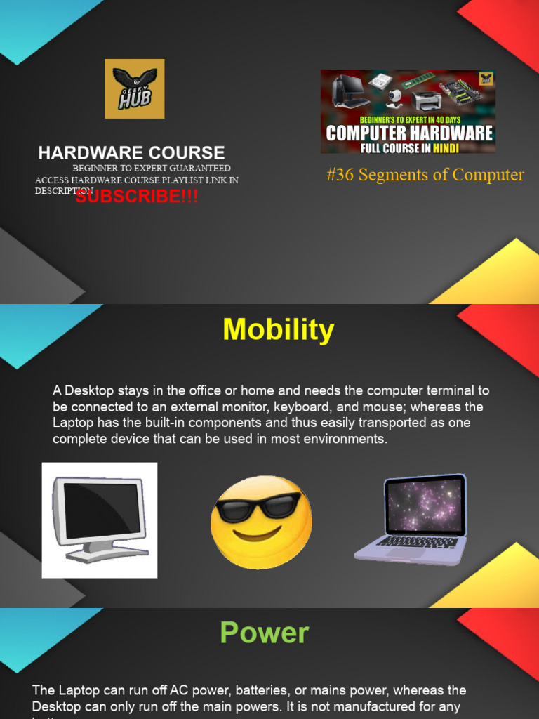 #36 Desktop Vs Laptop Vs Other Segments | PDF | Laptop | Desktop Computer
