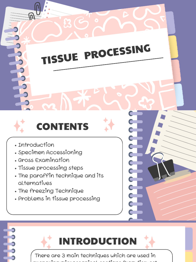 Tissue Processing | PDF | Histology | Pathology