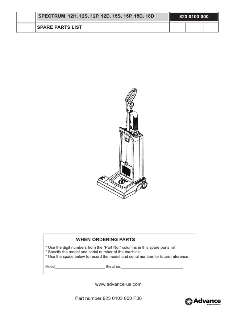 Spectrum Spare Parts List & Diagrams | PDF | Wheeled Vehicles | Car