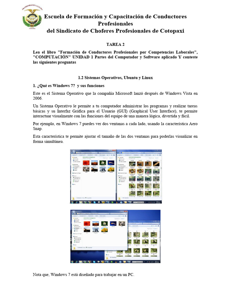 Tarea 2 | PDF | Distribución de Linux | Microsoft Windows