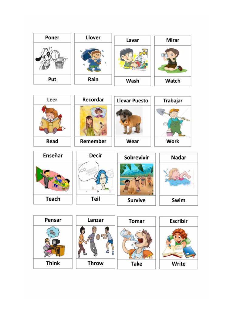 Verbos en Ingles | PDF