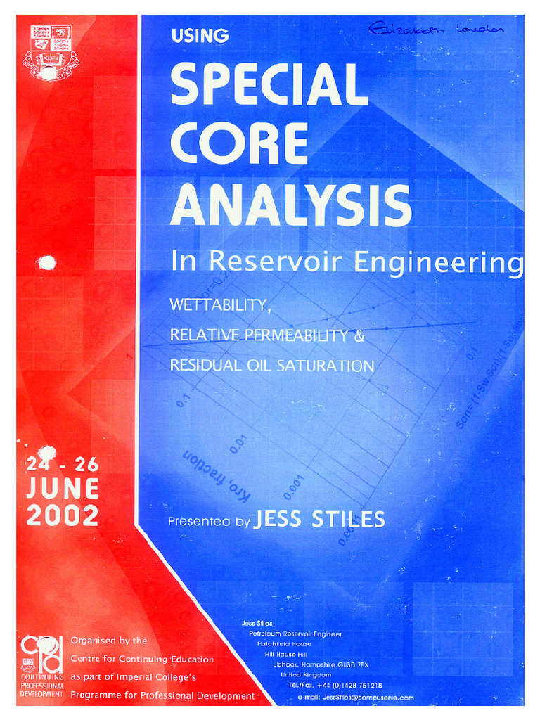 Special Core Analysis | PDF