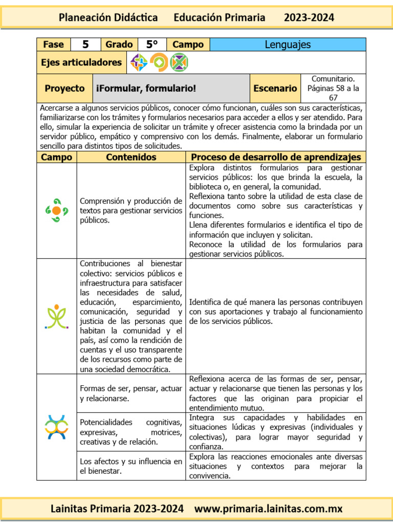 5° Abril - 05 Formular, Formulario (2023-2024) | PDF | Evaluación | Aprendizaje