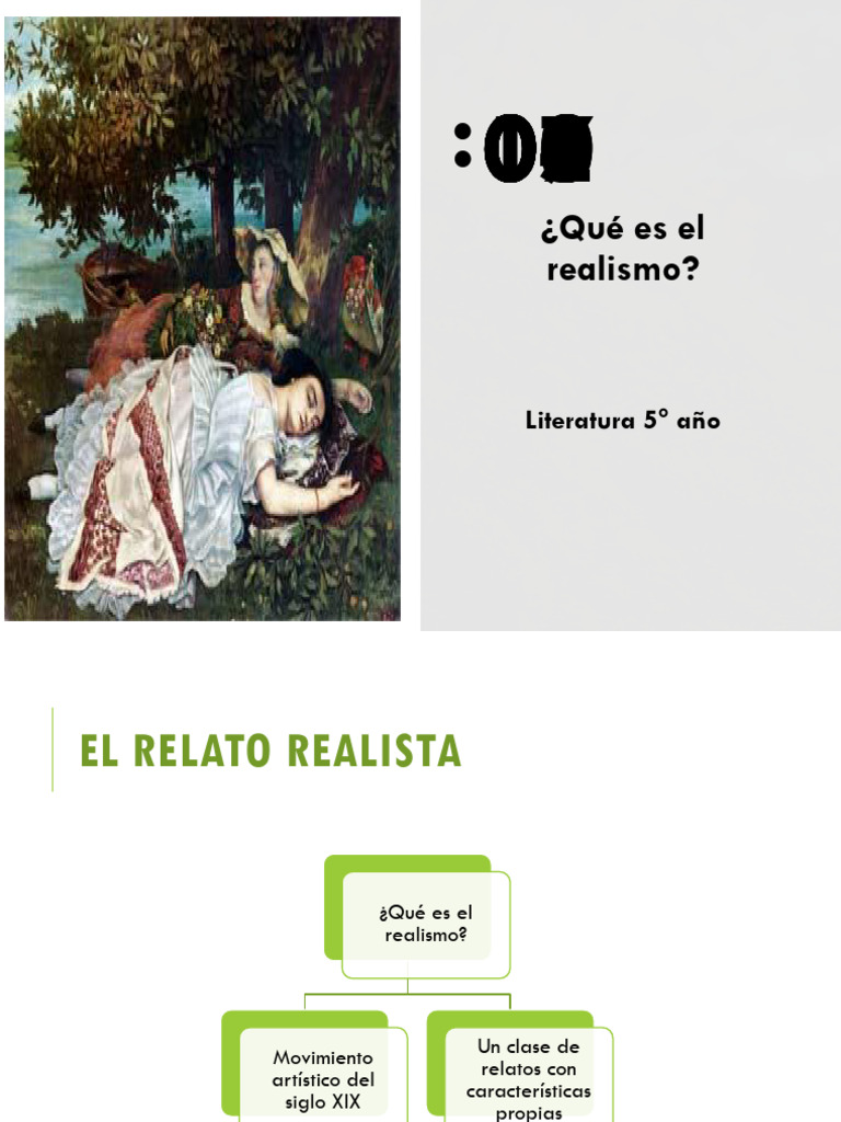 Qué Es El Realismo 2022 | PDF | Realismo literario | Educación en artes ...