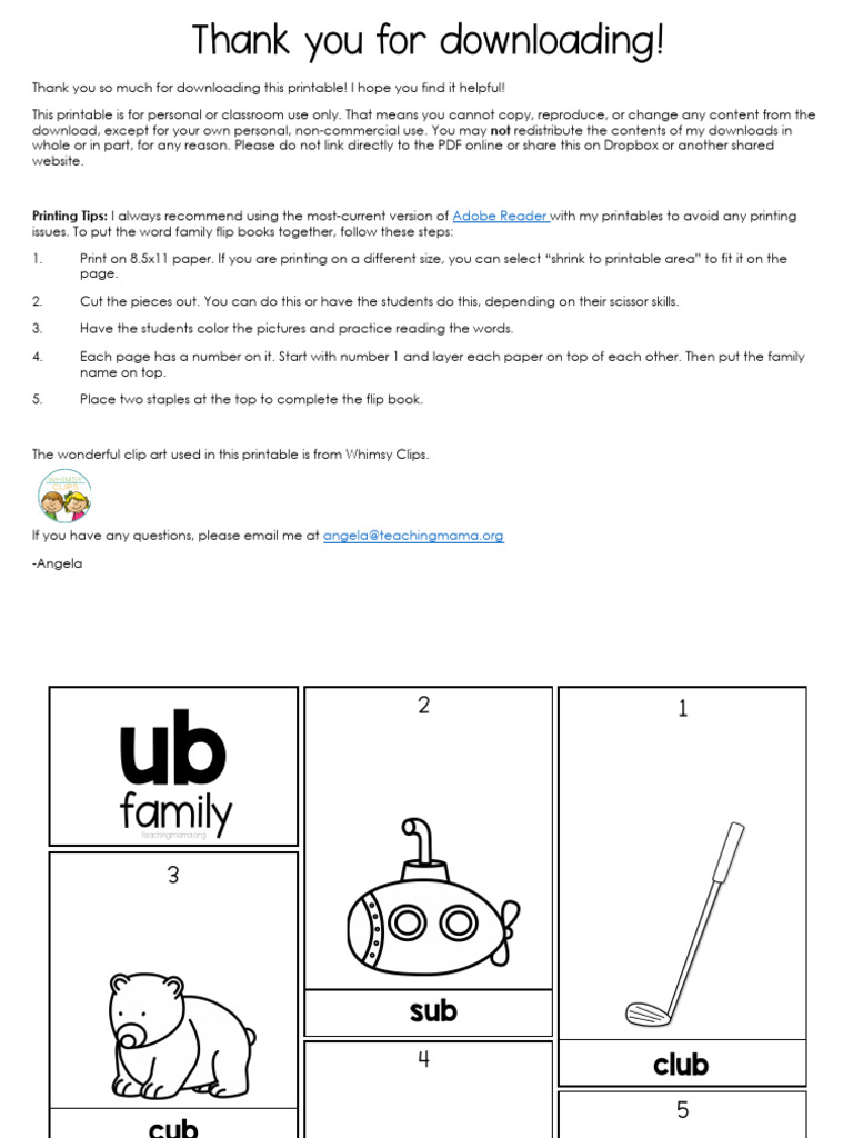 Short U Family Flip Books | PDF | Publishing | Software