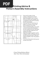 Tilda Hot Chocolate Sewing Templates | PDF | Seam (Sewing) | Sewing