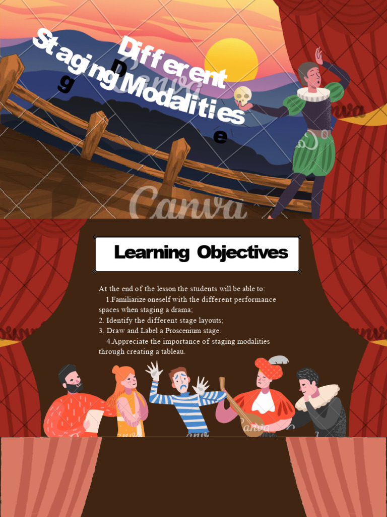 Understanding Stage Layouts in Drama | PDF | Language Arts & Discipline ...