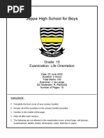 Grade 10 Life Orientation Term 2 Notes | PDF
